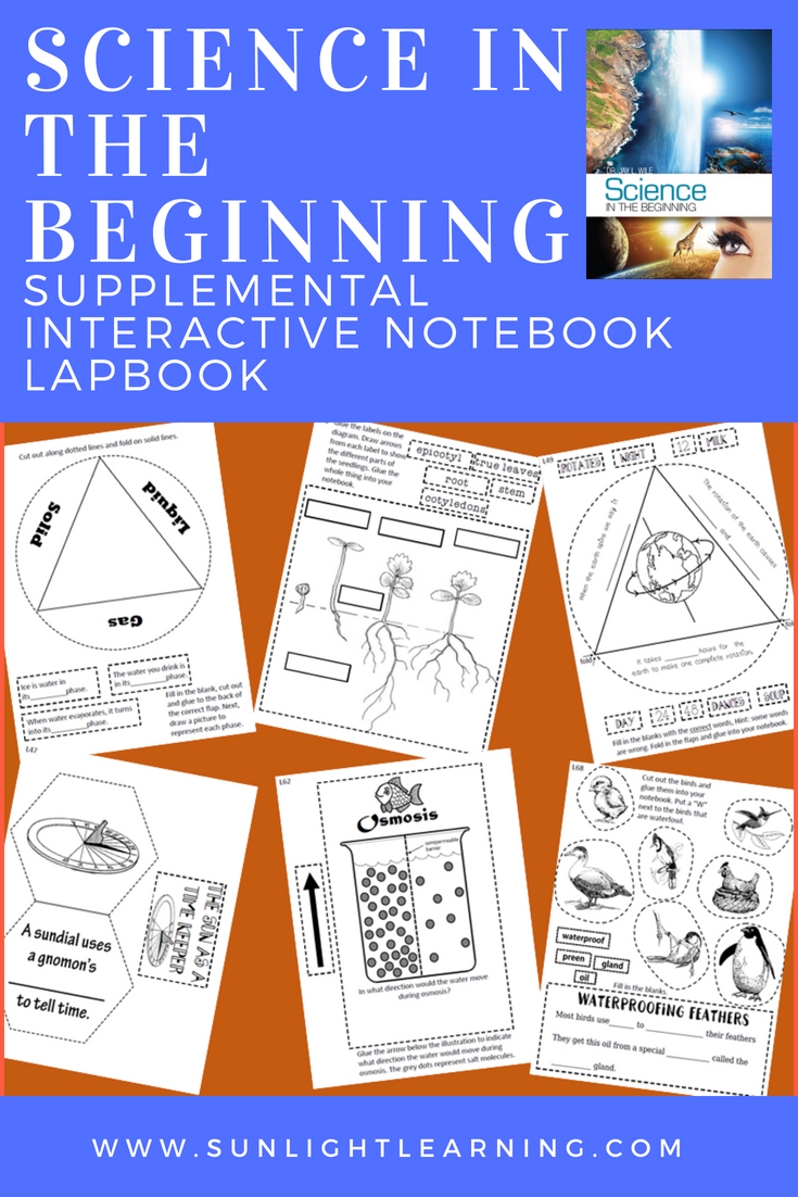 Science Interactive Notebook – Sunlight Learning